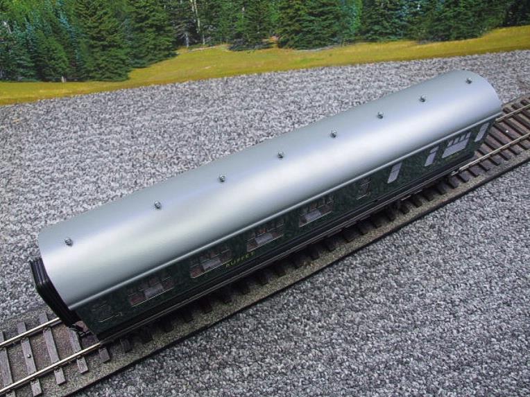 Darstaed O Gauge BR Green Bulleid Buffet Coach S 7890 S Lit Interior ...