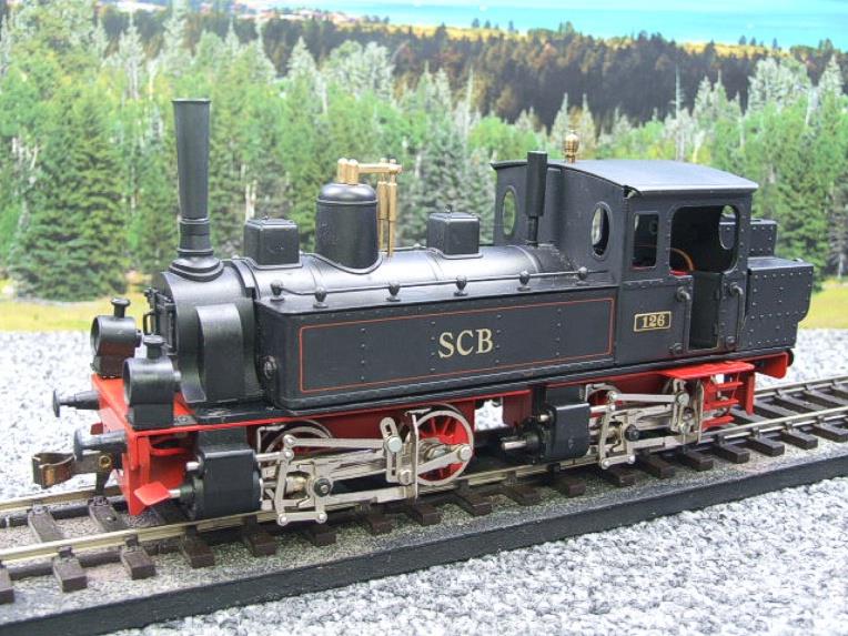 ETS O Gauge No.1141 Swiss "SCB Mallet" 0-4-4-0 Tank Loco R/N 126 Elec 2 ...