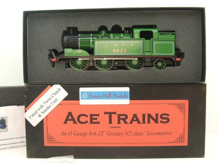 Ace Trains O Gauge E11 LNER Green N2 Class 0-6-2 Tank Loco R/N 9522 ...
