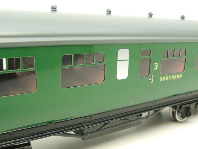 Darstaed O Gauge SR Green Bulleid Corridor Brake End Coach R/N 4301 Lit ...