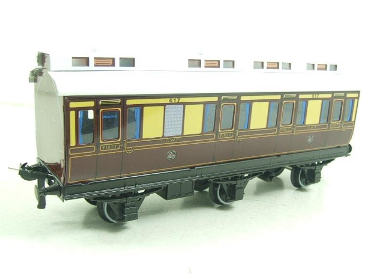 Darstaed O Gauge "GWR" Great Western Six Wheel Passenger x4 Coaches Set ...