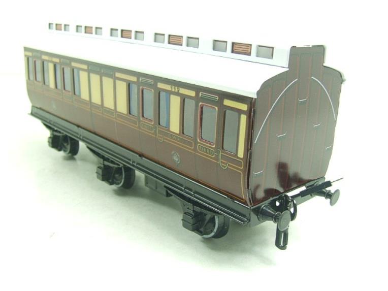 Darstaed O Gauge "GWR" Great Western Six Wheel Passenger x4 Coaches Set ...