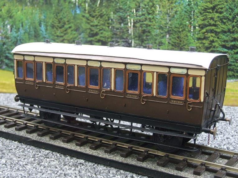 Mallard Models Brass O Gauge Fine Scale GWR All 3rd Passenger Coach ...
