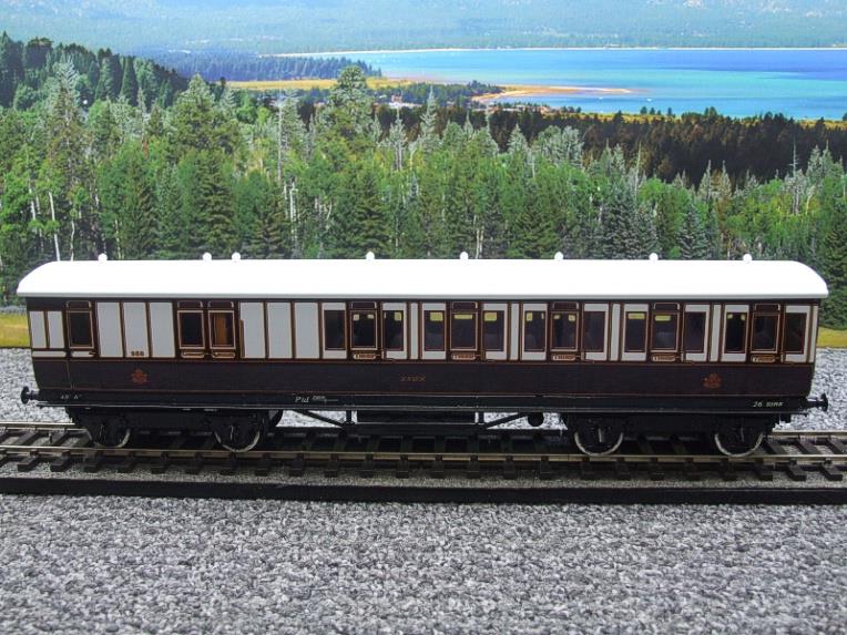Darstead O Gauge "LNWR" All 3rd Passenger Brake Coach 2/3 Rail running ...