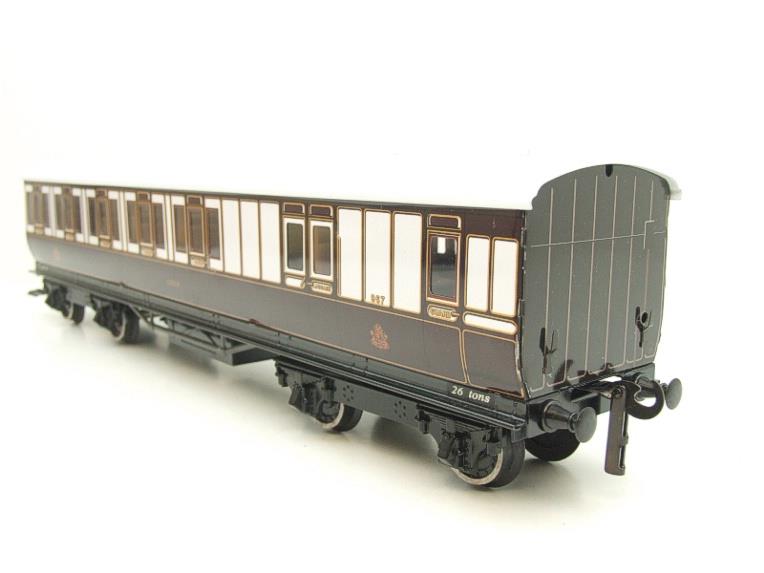 Darstead O Gauge "LNWR" All 3rd Passenger Brake Coach 2/3 Rail running ...