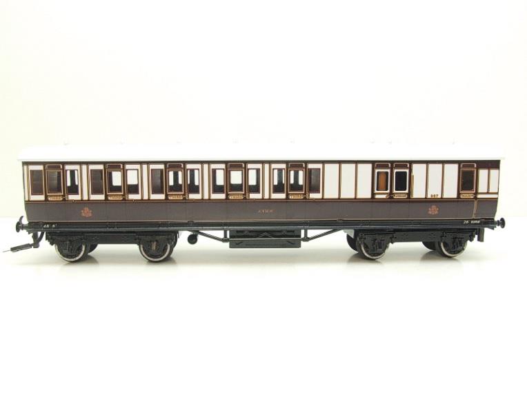 Darstead O Gauge "LNWR" All 3rd Passenger Brake Coach 2/3 Rail running ...