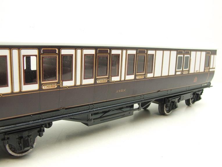 Darstead O Gauge "LNWR" All 3rd Passenger Brake Coach 2/3 Rail running ...