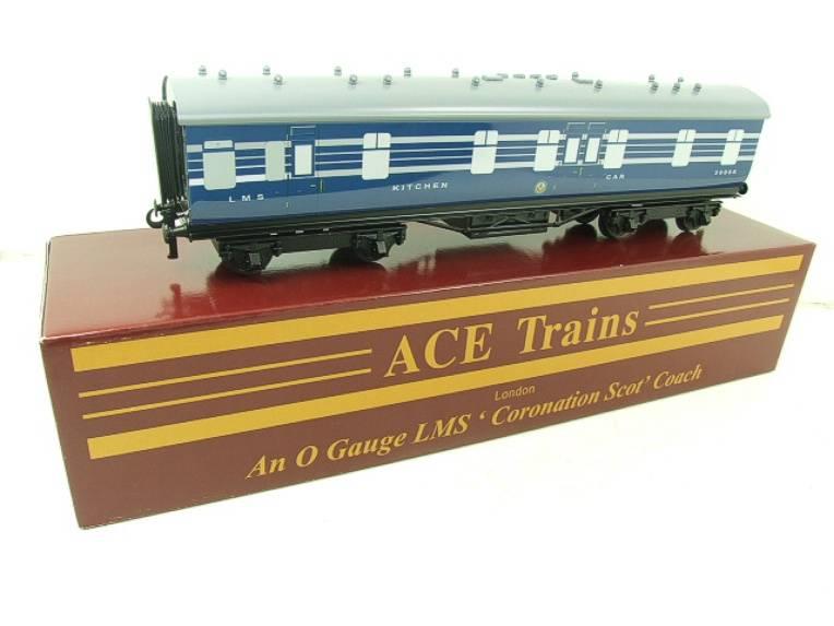 Ace Trains O Gauge C20-K2 LMS "Blue Coronation Scot" Kitchen Coach R/N ...