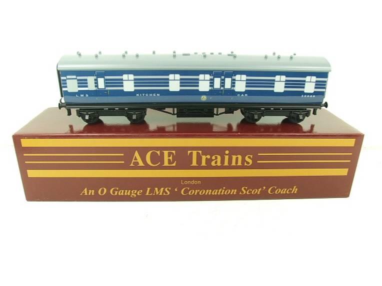 Ace Trains O Gauge C20-K2 LMS "Blue Coronation Scot" Kitchen Coach R/N ...