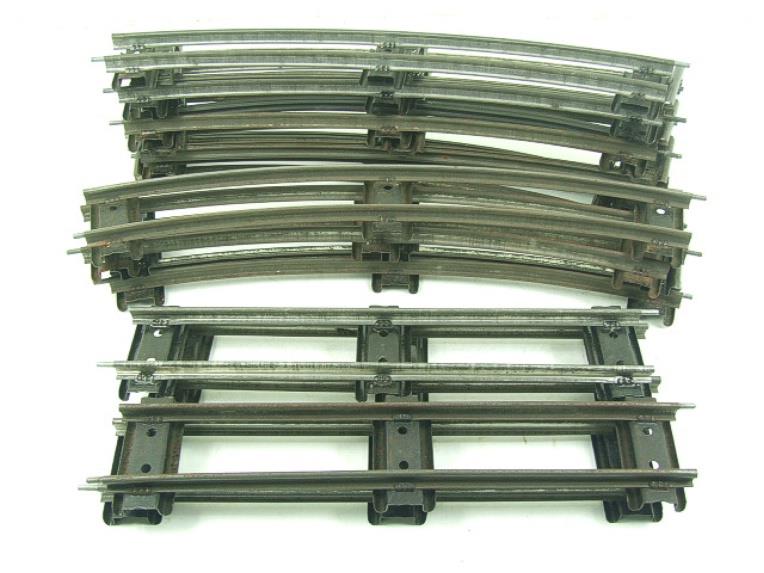 Hornby O Gauge Complete Oval of Track C/W 2 Rail 2ft Radius FLAT ...