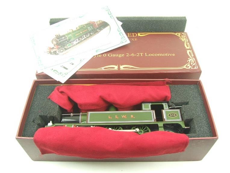 Darstaed O Gauge "LSWR" Green 2-6-2 Tank Loco R/N 516 Electric 3 Rail ...