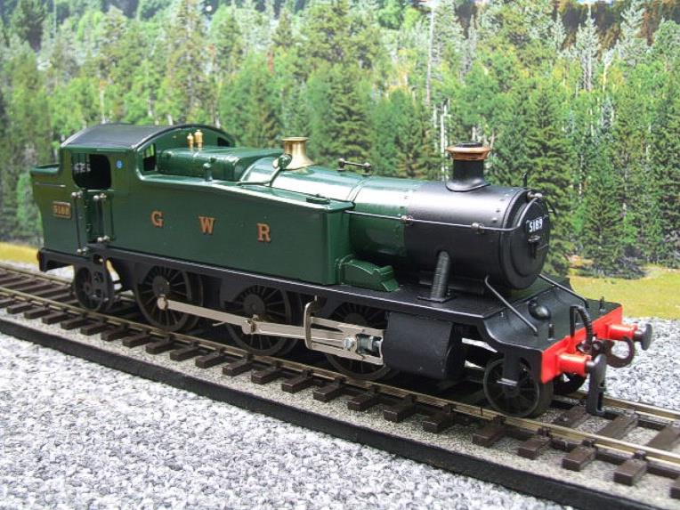Ace Trains O Gauge E29A "GWR" Unlined Green 2-6-2 Prairie Tank Loco R/N ...