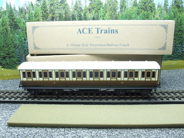 Ace Trains O Gauge C/1 LNWR All 1st First Passenger Coach 2/3 Rail ...