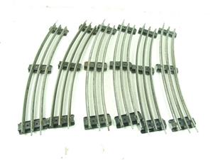 Hornby O Gauge x6 EA2 Curved 2Ft Radius Curves Rails 3 Rail Electric ...